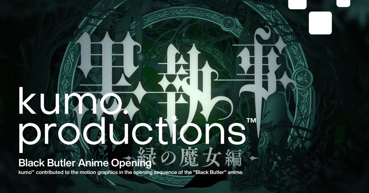 Black Butler Anime Opening | kumo.productions™